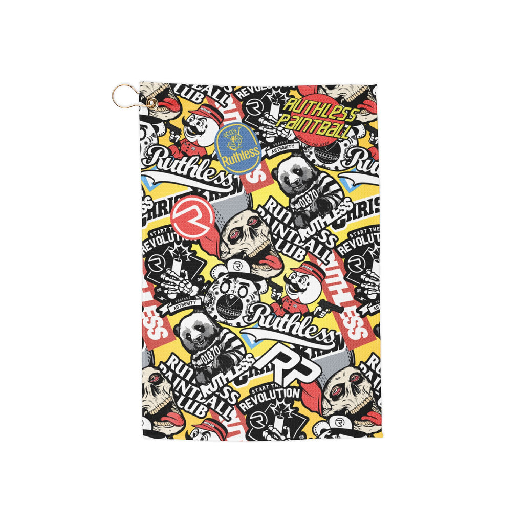 Ruthless Sticker Allover Micro Towel – Ruthless Paintball Products