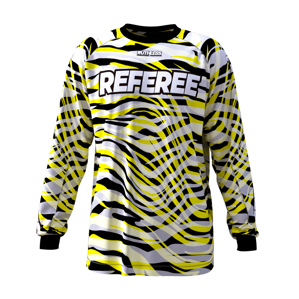 Yellow Zebra Ref Jersey – Ruthless Paintball Products
