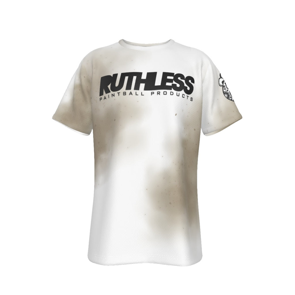Ruthless Dirty White Tee – Ruthless Paintball Products